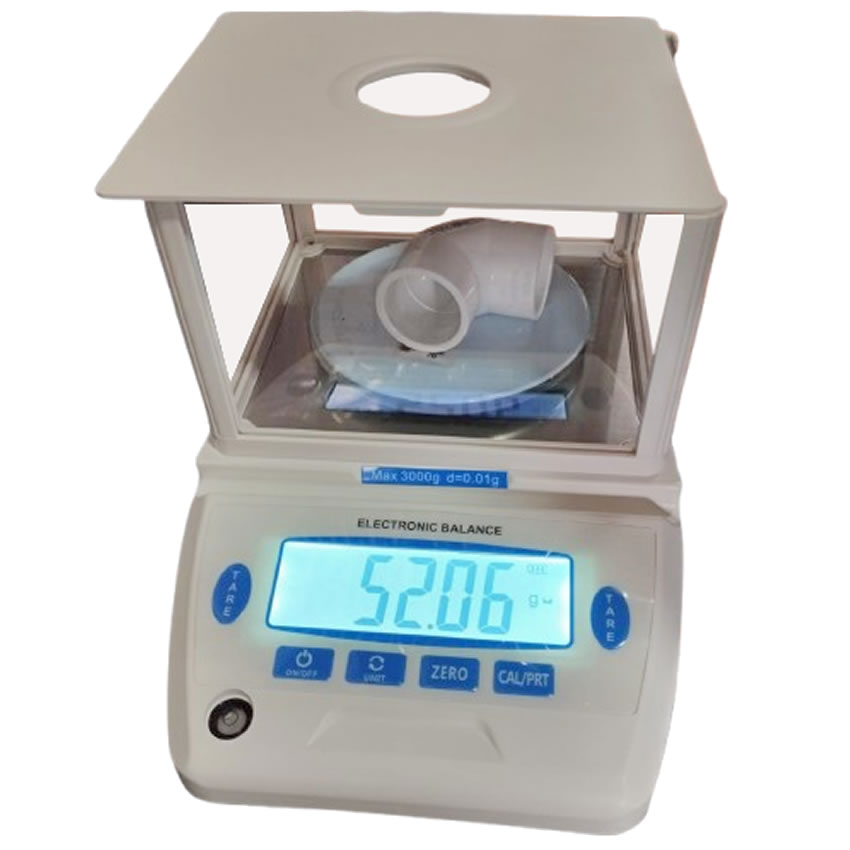 Balanza electrónica científica 3kg/0,01g Deepwater – Acuamain